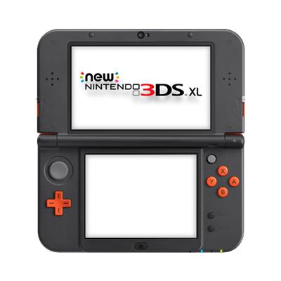 Nintendo 3ds Xl Orange Black - Rent With Style